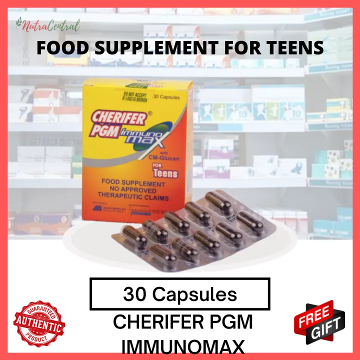 Cherifer PGMImmunomax For Teenagers, 30 capsules | Lazada PH