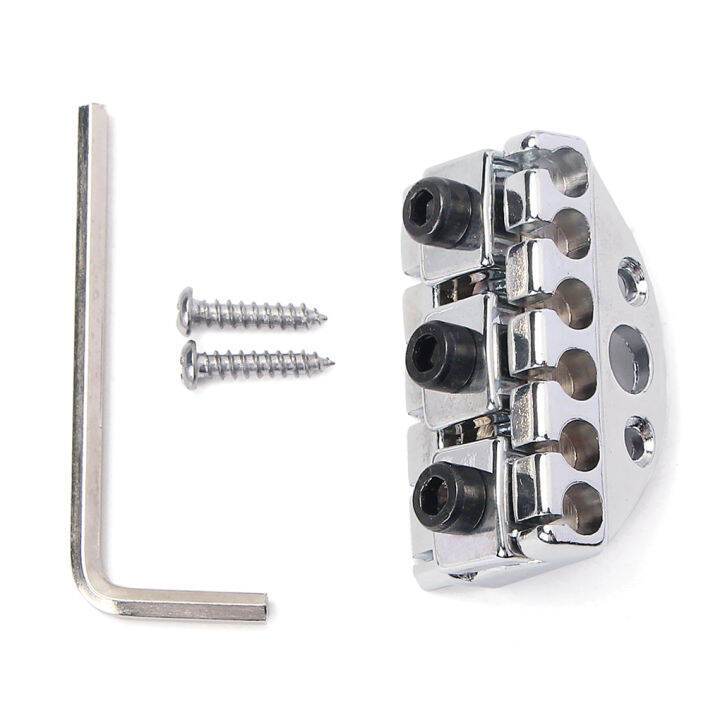 Guitar Metal Lock Nut Headless Length 42mm Wear-resistant String Pillow ...