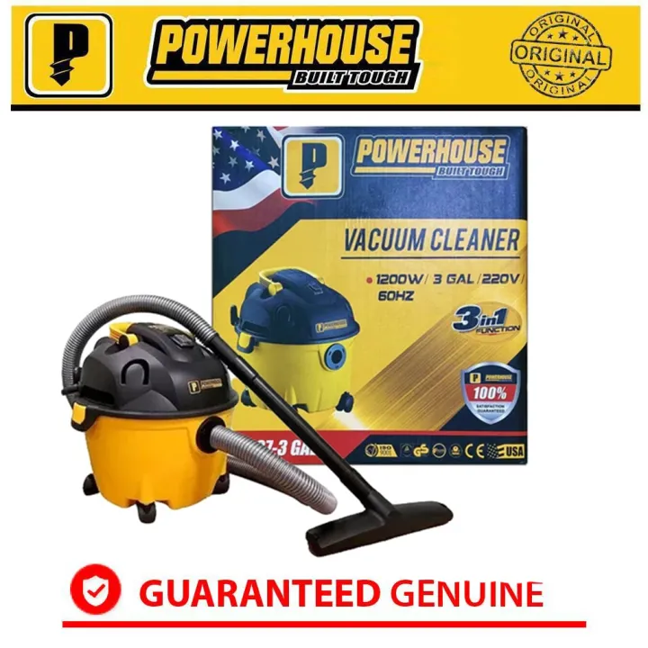 Powerhouse PH07-3 GAL Wet & Dry Vacuum Cleaner •khm megatools• | Lazada PH