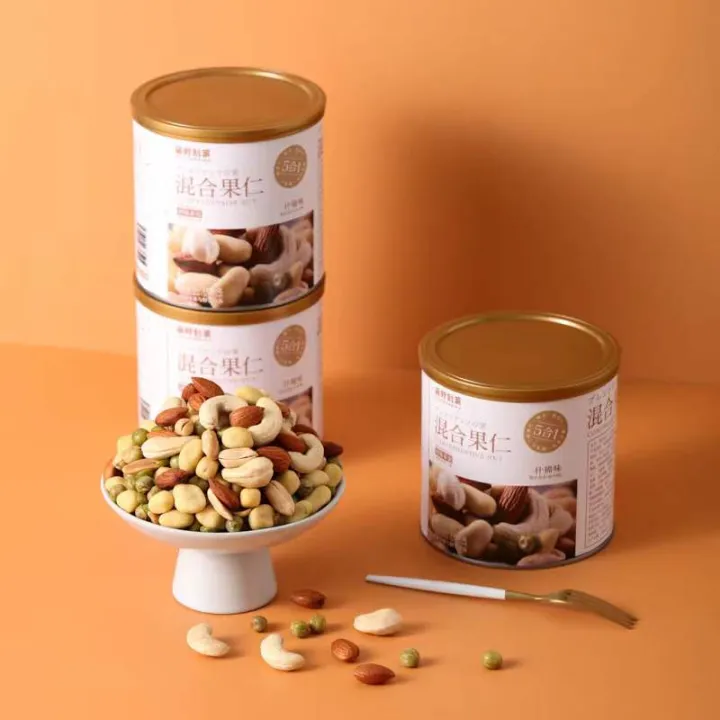 mixed nuts ถั่ว5ชนิด รวมถั่วรูปแบบกระป๋อง ขนาด168g แคลน้อย ไขมันดี อิ่มอร่อย ไม่อ้วน🥜 | Lazada.co.th