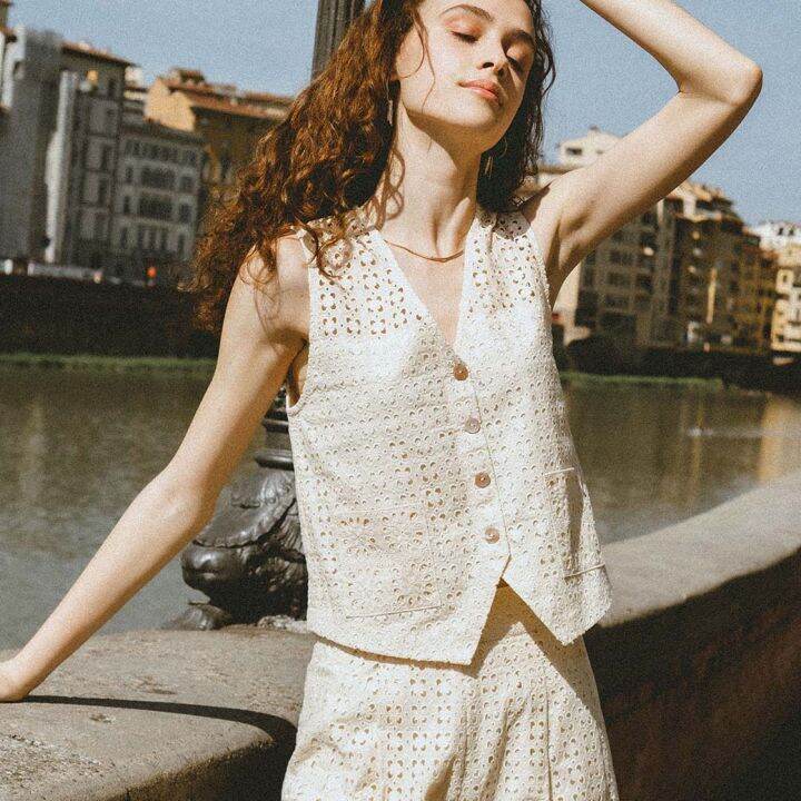 ( พรีออเดอร์ 14 วัน ) NEW !! Perana เสื้อลูกไม้ Penny Tank | Lazada.co.th