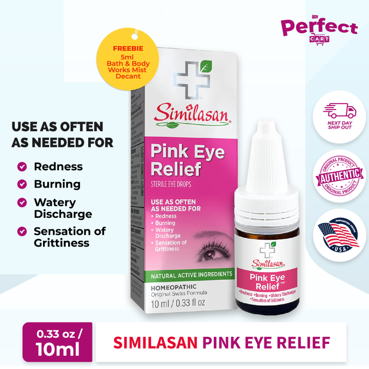 Similasan Pink Eye Relief Drops Homeopathic 0.33 oz | Lazada PH