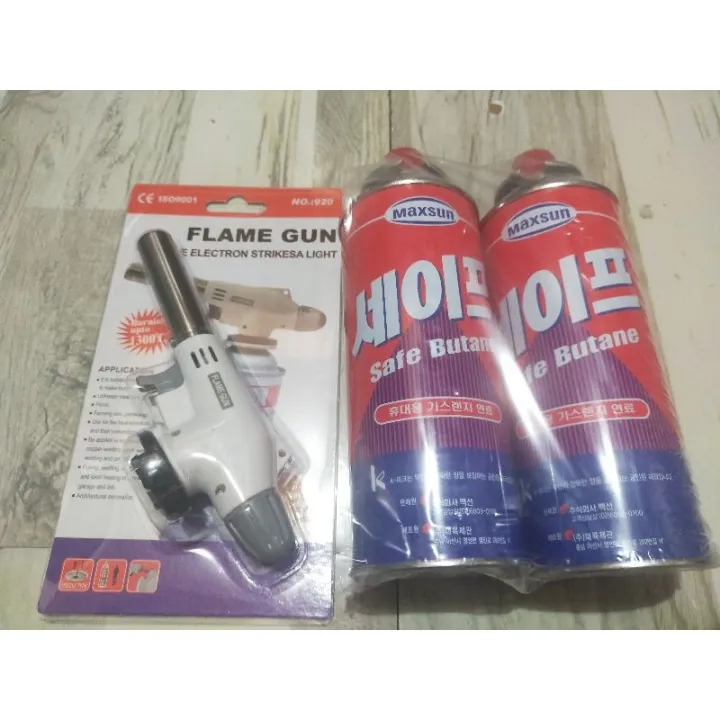 torch with butane set. blowtorch flame gun high quality. | Lazada PH