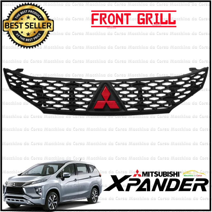 Mitsubishi Xpander 2019 2020 2021 Front Grill (Black) With Mitsubishi ...
