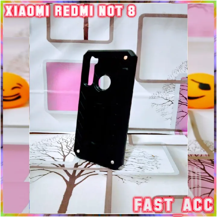 Casing Handphon COCOK UNTUK TIPE HP XIAOMI REDMI NOT 8 Standing Armor ...