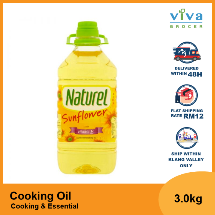 Naturel Sunflower Cooking Oil 3kg | Lazada