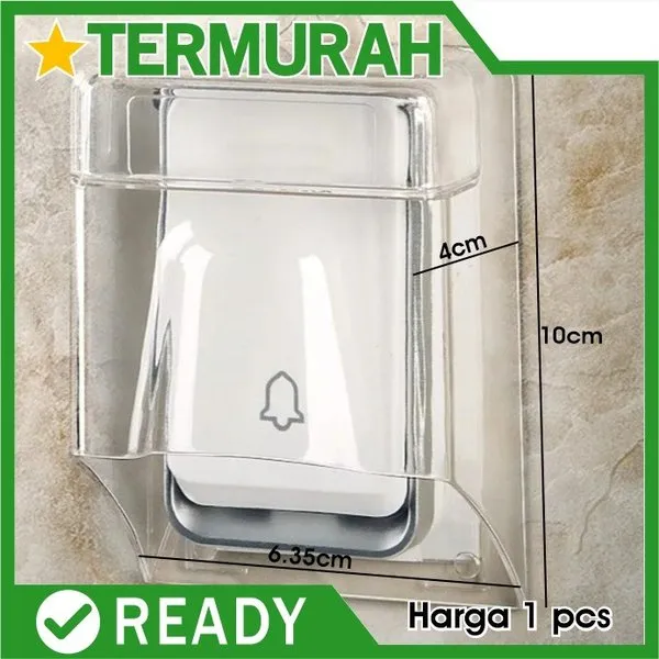 Rain Cover Tutup Pelindung Bel Pintu Rumah Door Bell Outdoor Hujan ...