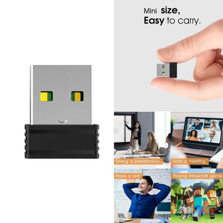 LAYLION Mouse Jiggler USB Mouse Mover Supports Multi-Track Simulate Mouse Movement to Prevent ...