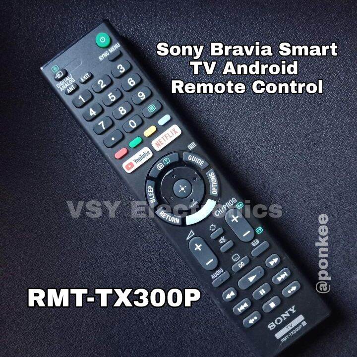 Original Genuine Sony Bravia Smart TV Android Remote Control RMT-TX300P ...