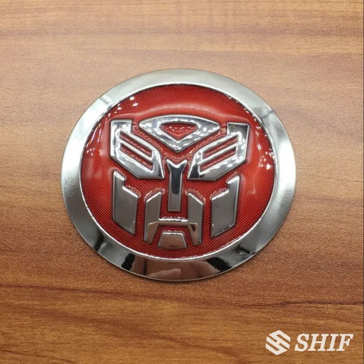1 x Metal Red Transformer Autobot Car Emblem Badge Sticker | Lazada PH