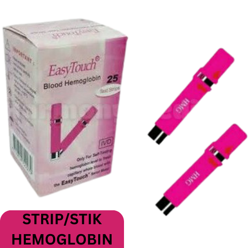BISA COD - EASY TOUCH STRIP TES HEMOGLOBIN ISI 25 STIK EXPIRED PANJANG ...