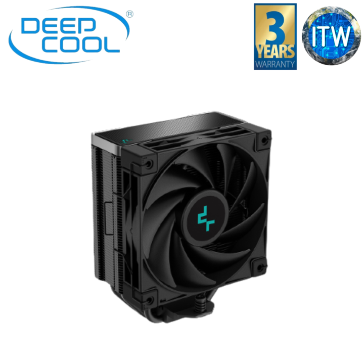 ITW | DeepCool AK400 Zero Dark 120mm All Black Variant SIngle Tower CPU ...