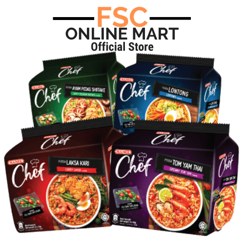 [FSC] Mamee Chef Instant Noodles (Bundle) 82/95gm x 4's | Lazada