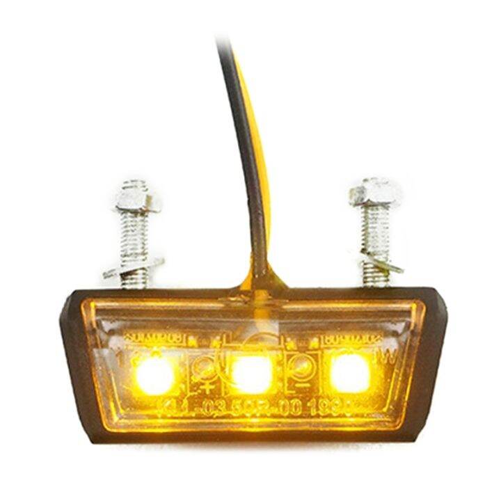 【ES Auto Parts Shop】 Universal Motorcycle Rear Reflector License Plate ...