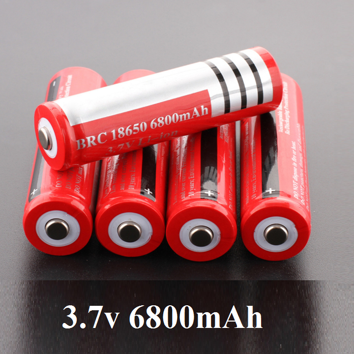 Bộ 4 Pin 3.7V 6800mAh Ultra Fire 18560 dùng cho đèn pin, quạt mini ...