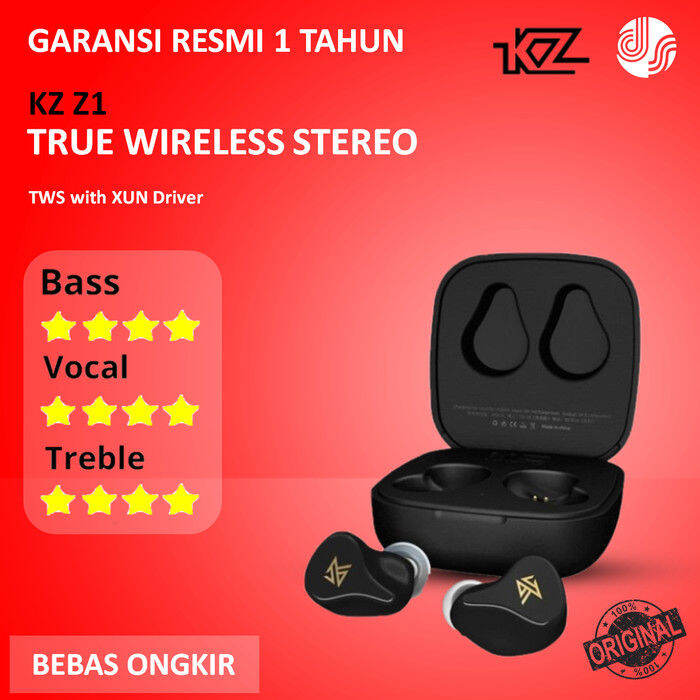 Knowledge Zenith KZ Z1 Bluetooth TWS Headset with Gaming Mode | Lazada Indonesia