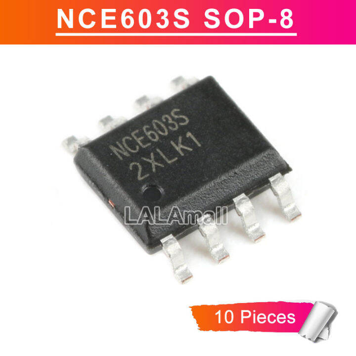 10ชิ้น NCE603S SOP8 603S SOP-8 SMD 60V 6.3A/-6A N + P ช่อง MOSFET ทรานซิสเตอร์ใหม่เดิม | Lazada ...