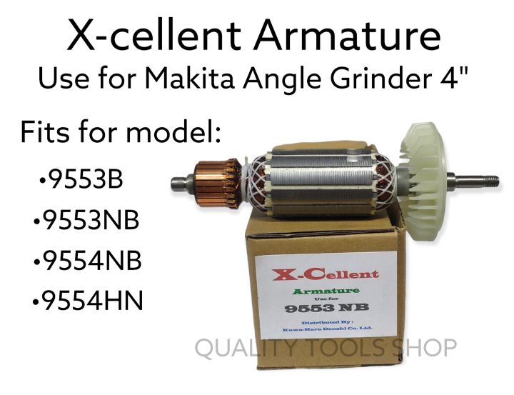 Armature/Rotor for MAKlTA Angle Grinder model: 9553B,9553NB,9554NB ...
