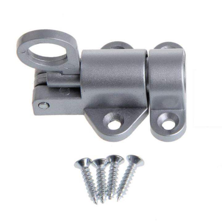 Window Gate Security Pull Ring Spring Bounce Door Bolt Aluminum Latch ...