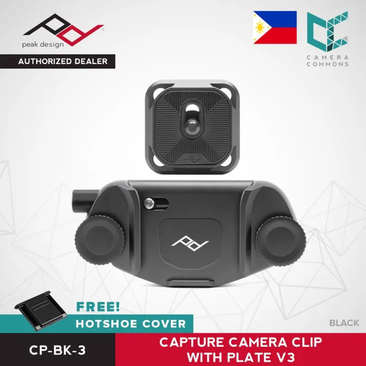 Peak Design Capture Camera Clip V3 with Plate Black Silver Version 3 ...
