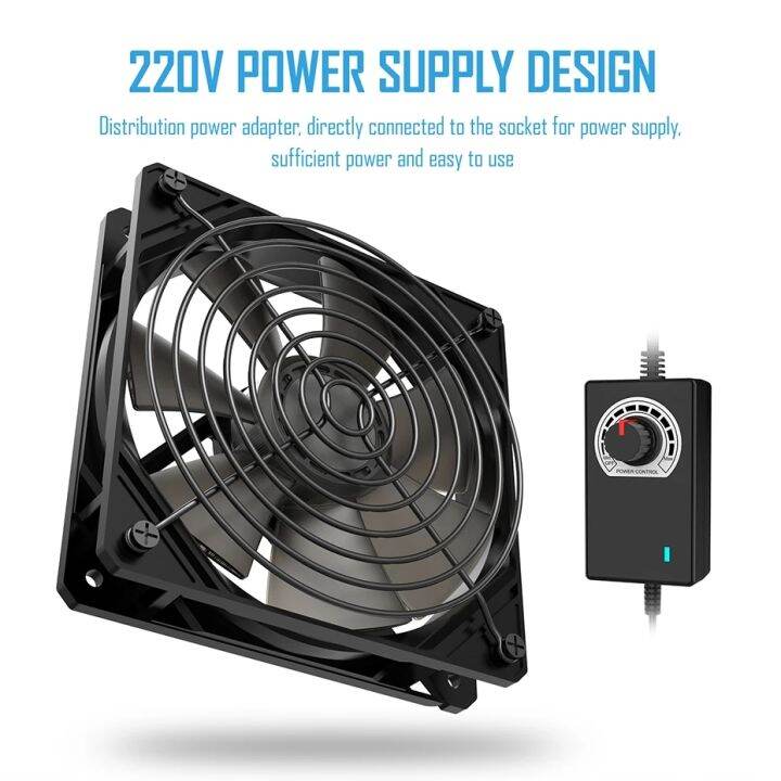 AvalanchetZezzio 120mm powerful fan high-speed air volume server ...