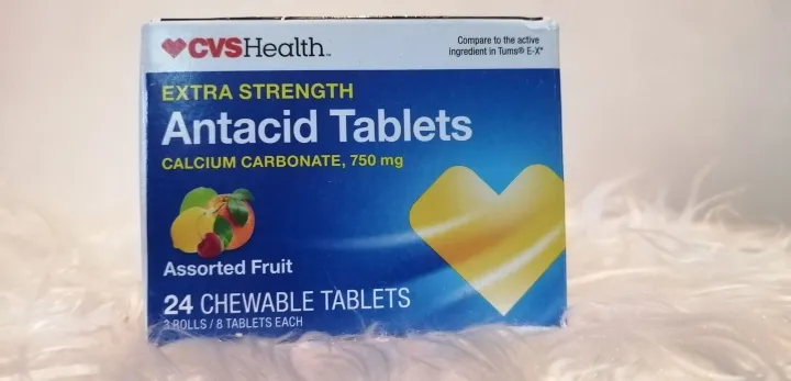 CVS Antacid Tablets 24 Chewable Tablets (Assorted Fruit) | Lazada PH