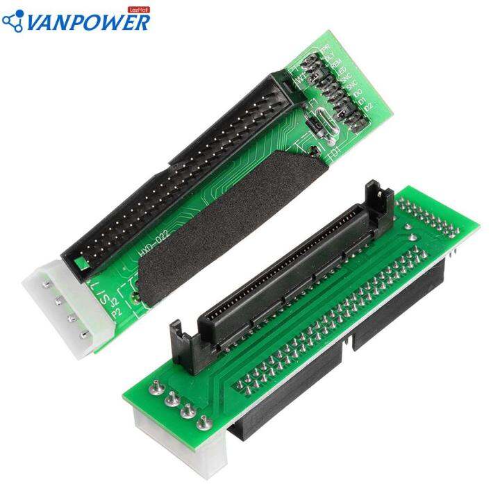 SCSI80F IDE50 80 Pin to 50 Pin IDE Converter Card PC Hard Drive Adapter ...