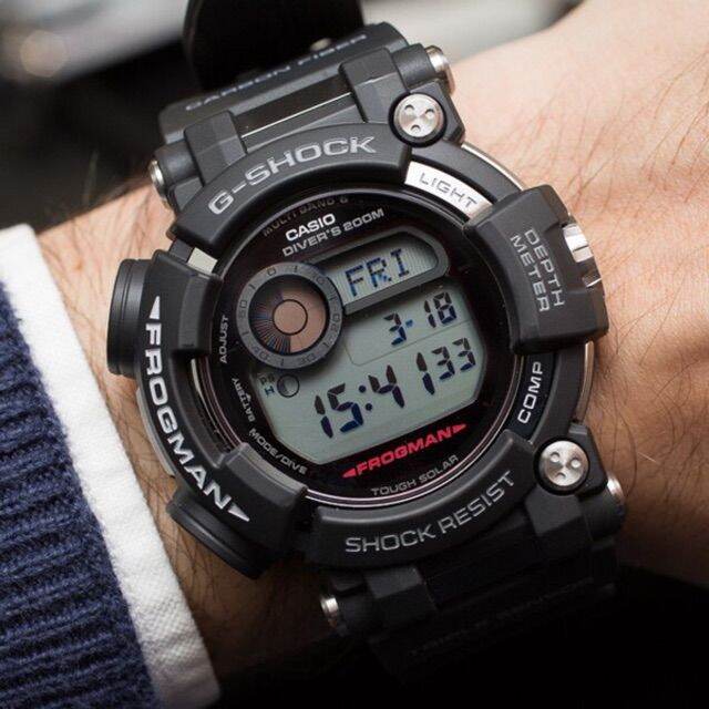 Casio G-Shock Triple Sensors Carbon Fiber Frogman GWF-D1000-1 | Lazada
