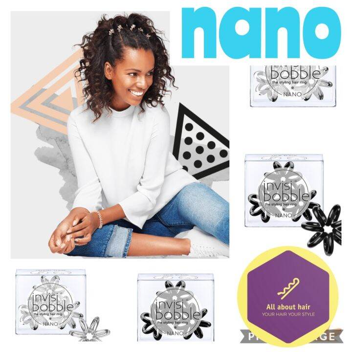 invisibobble รุ่น nano แบ่งขาย/ยกกล่อง🎊ถูกที่สุด🎊 พร้อมส่ง แท้แน่นอน ...