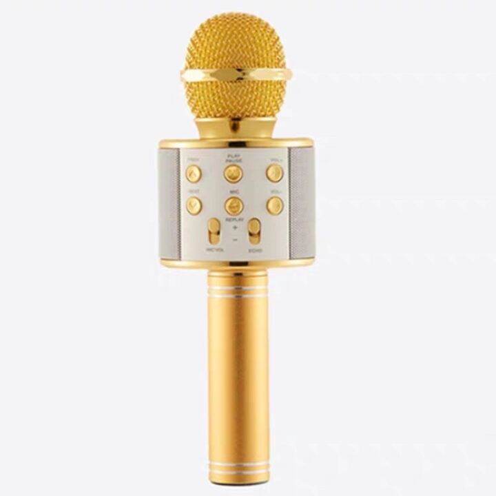 100% Original TTC WS858 Wireless Bluetooth Microphone WS-858 Karaoke ...