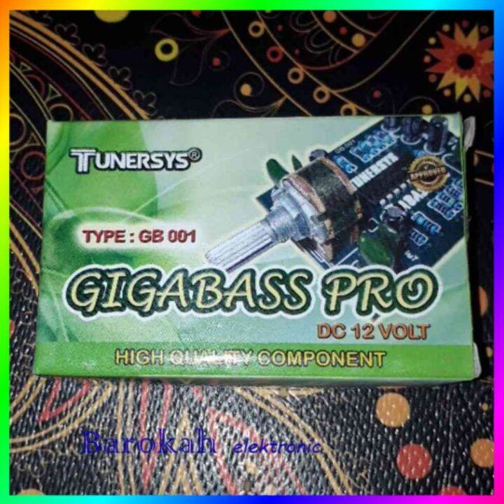 Kit Giga Bass Pro Stereo GB 001 DC 12 Volt TunerSys IC LM324N Penambah ...