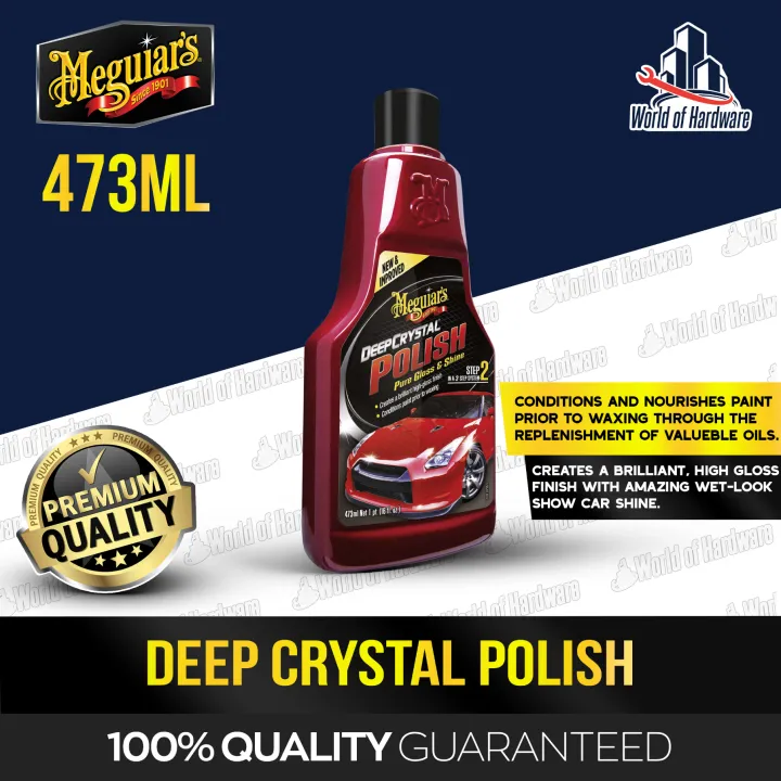 Meguiar's Deep Crystal Polish (A3116EU) - 16 oz | Lazada PH