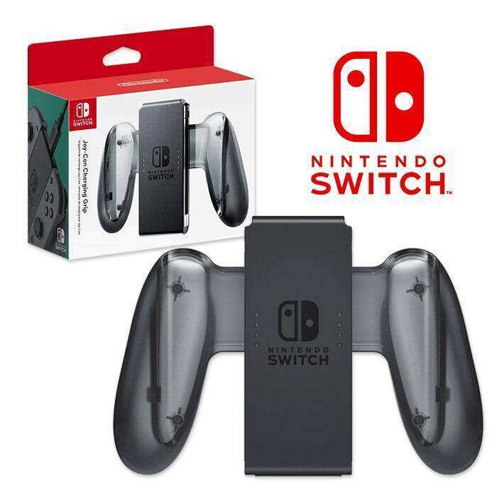 จอยคอนกริ๊บ NINTENDO SWITCH JOY-CON GRIP and สายคล้องมือ JOY-CON STRAB ...