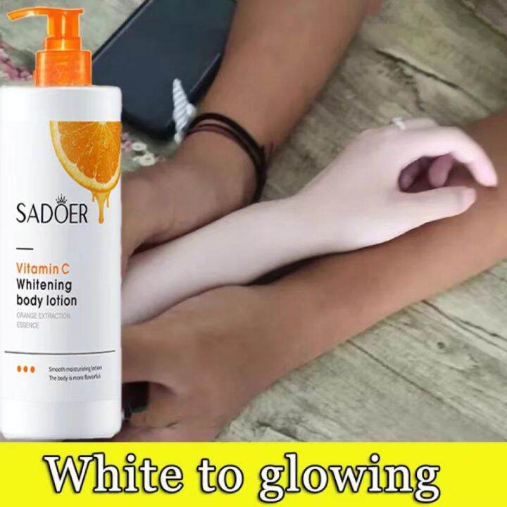 SADOER Vitamin C Whitening body Lotion pemutih badan Body lotion pemutih Pemutih badan permanen ...