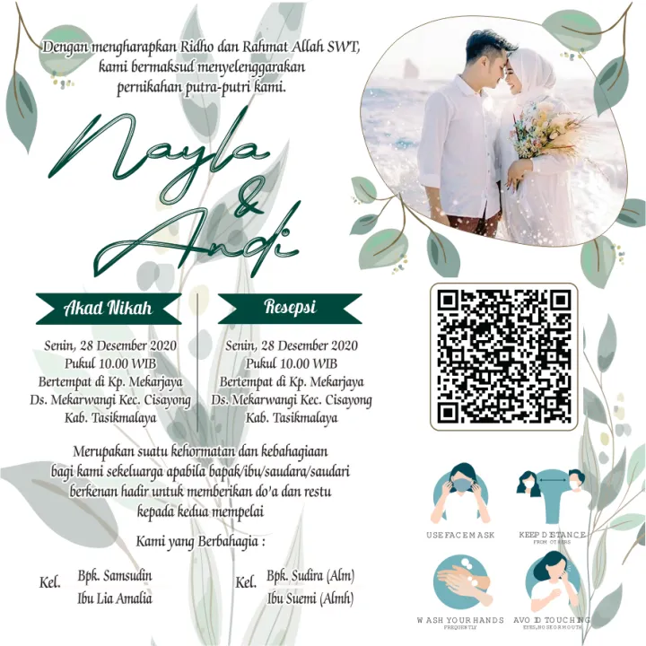 300 PCS UNDANGAN PERNIKAHAN KECIL, UNDANGAN MINI, UNDANGAN KOPI ...