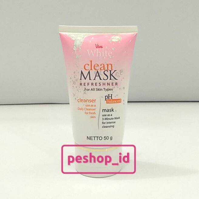 Viva white clean mask 50gr (untuk semua jenis kulit) | Lazada Indonesia