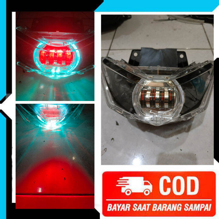 LAMPU DEPAN DAYMAKER BILED MOTOR BEAT DELUXE - BEAT STREET TH 2020 S/D ...