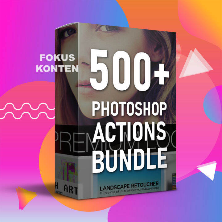 500+ Photoshop Action Bundle | Lazada Indonesia
