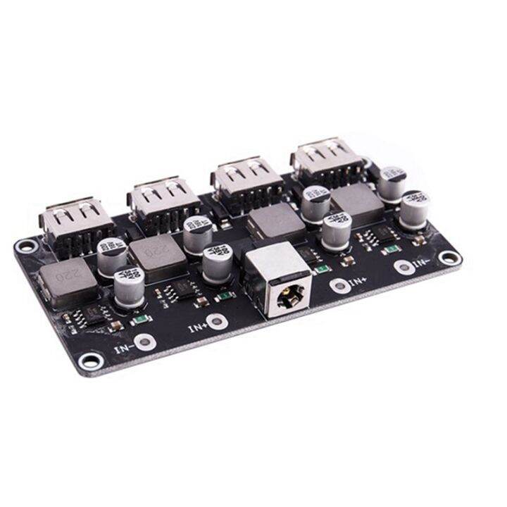 2X QC3.0 QC2.0 USB Fast Charger Board 4XUSB Port DC-DC Converter DC12V ...