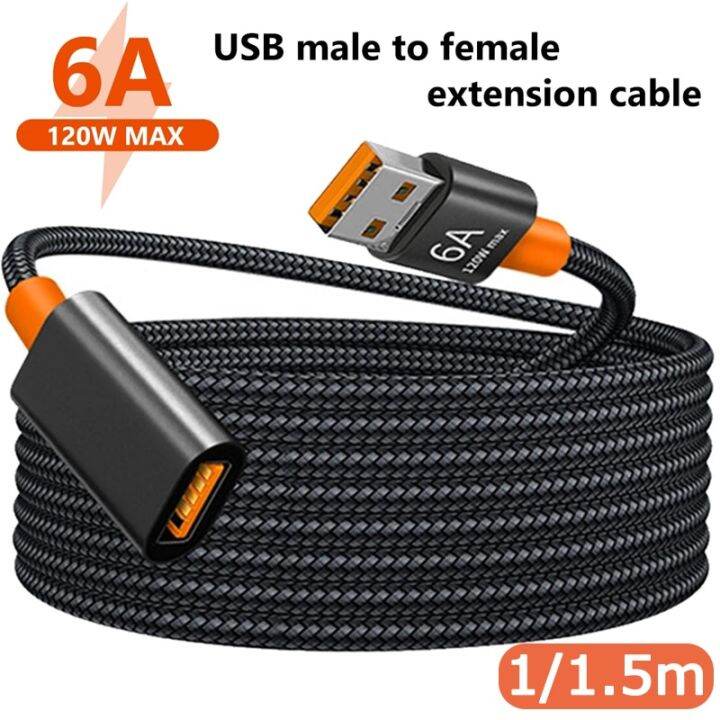 USB 3.0 Extension Cable Male-To-Female High-Speed Transmission Data ...