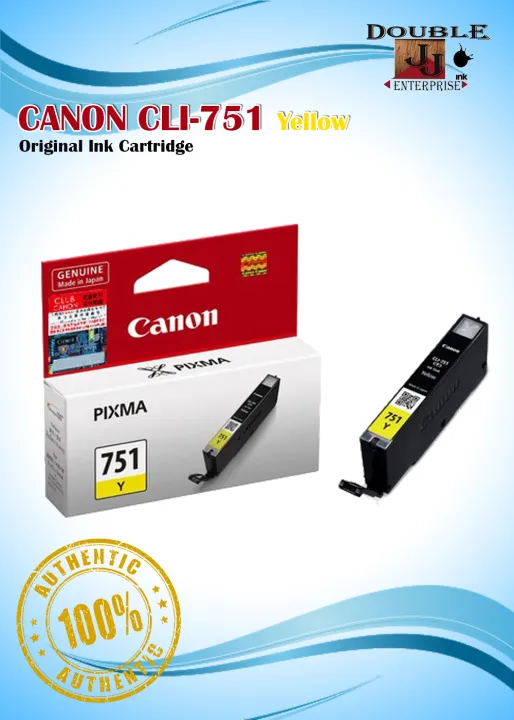 canon CLI-751 Yellow Original Ink Cartridge | Lazada PH