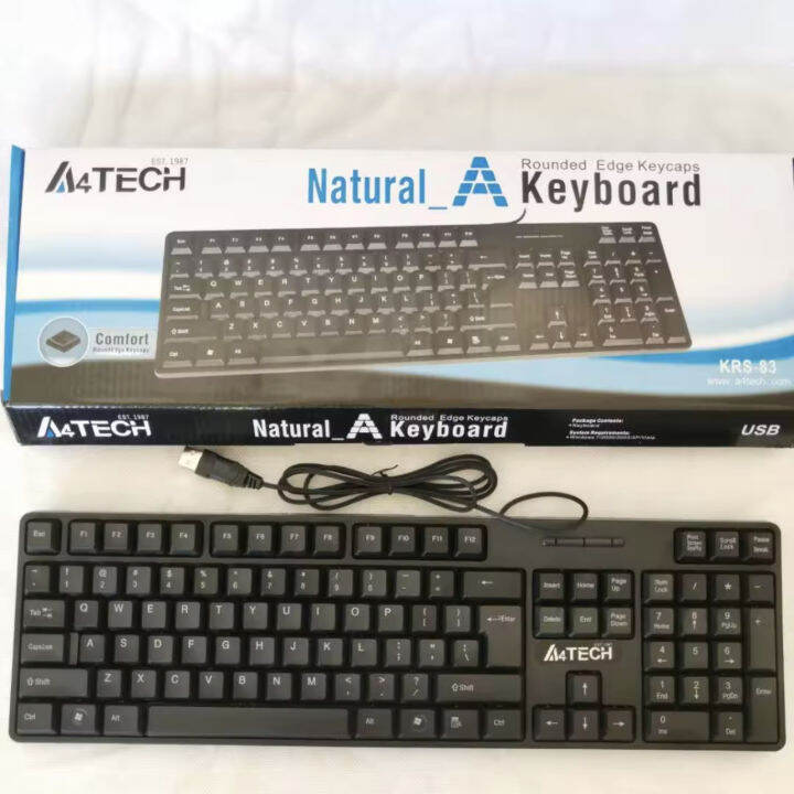 Never Ending A4tech KRS-83 Keyboard Usb Black (DZ2 A4tech KRS-83 ...