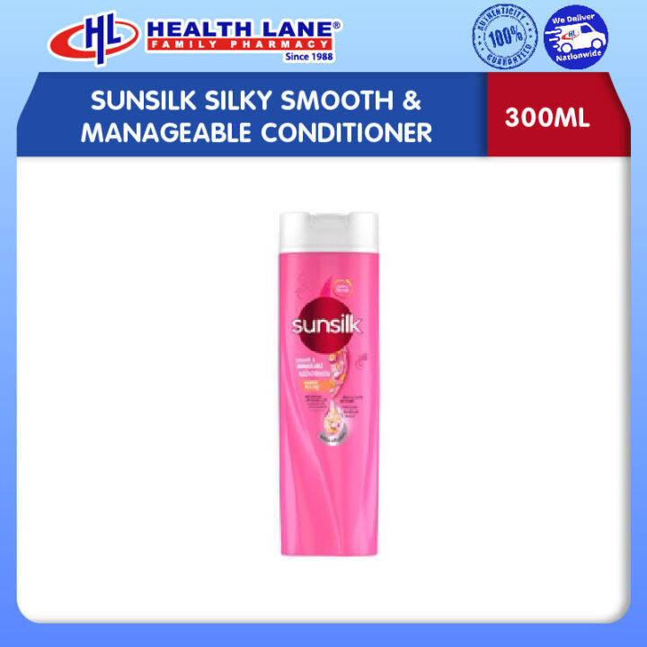 SUNSILK SILKY SMOOTH & MANAGEABLE CONDITIONER 300ML | Lazada