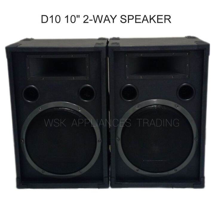 D10 2-Way Speaker (10-inches) code:101 | Lazada PH