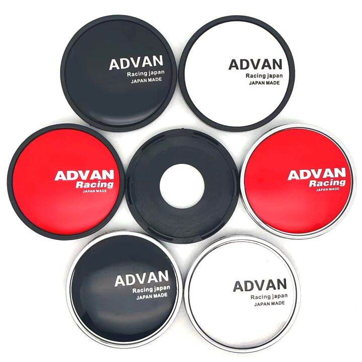 4PCS/Lot 63MM 3Color Car Wheel Center Hub Caps For ADVAN Racing Logo ...