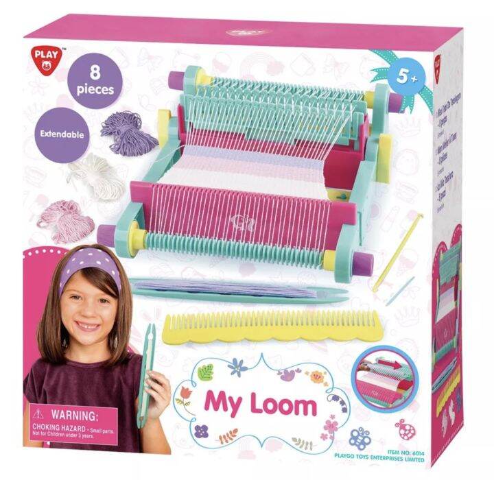 พร้อมส่ง เครื่องทอผ้าเด็ก ยี่ห้อ playgo my loom | Lazada.co.th