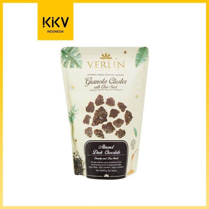 KKV VERLIN Granola Cluster Honey Roasted Almond Dark Choco Mix Berry ...