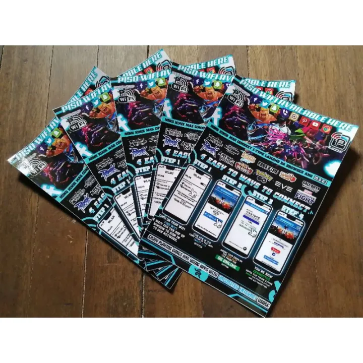 PISO WIFI TARPULINE PISOFI DESIGN | Lazada PH