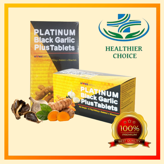 Platinum Black Garlic Plus Tablet 30sac x 3's (MADE IN JAPAN) | Lazada