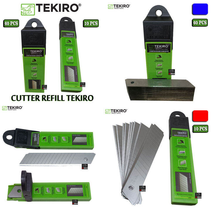 Tekiro Isi Ulang Cutter Besar 18 mm/Blade Cutter Knife Refill/TEKIRO ...